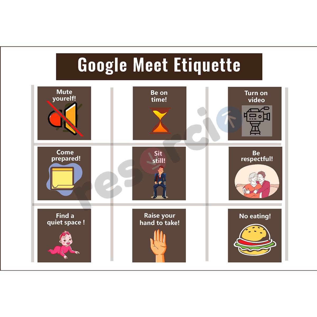 Google Meet Ettiquette - 02