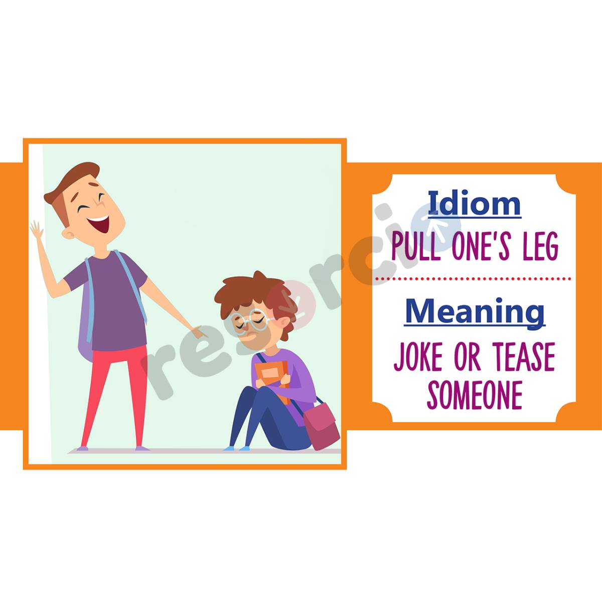 Human Idioms - Template 17