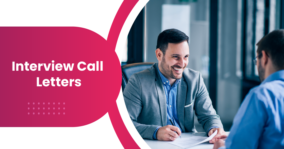 Interview Call Letters