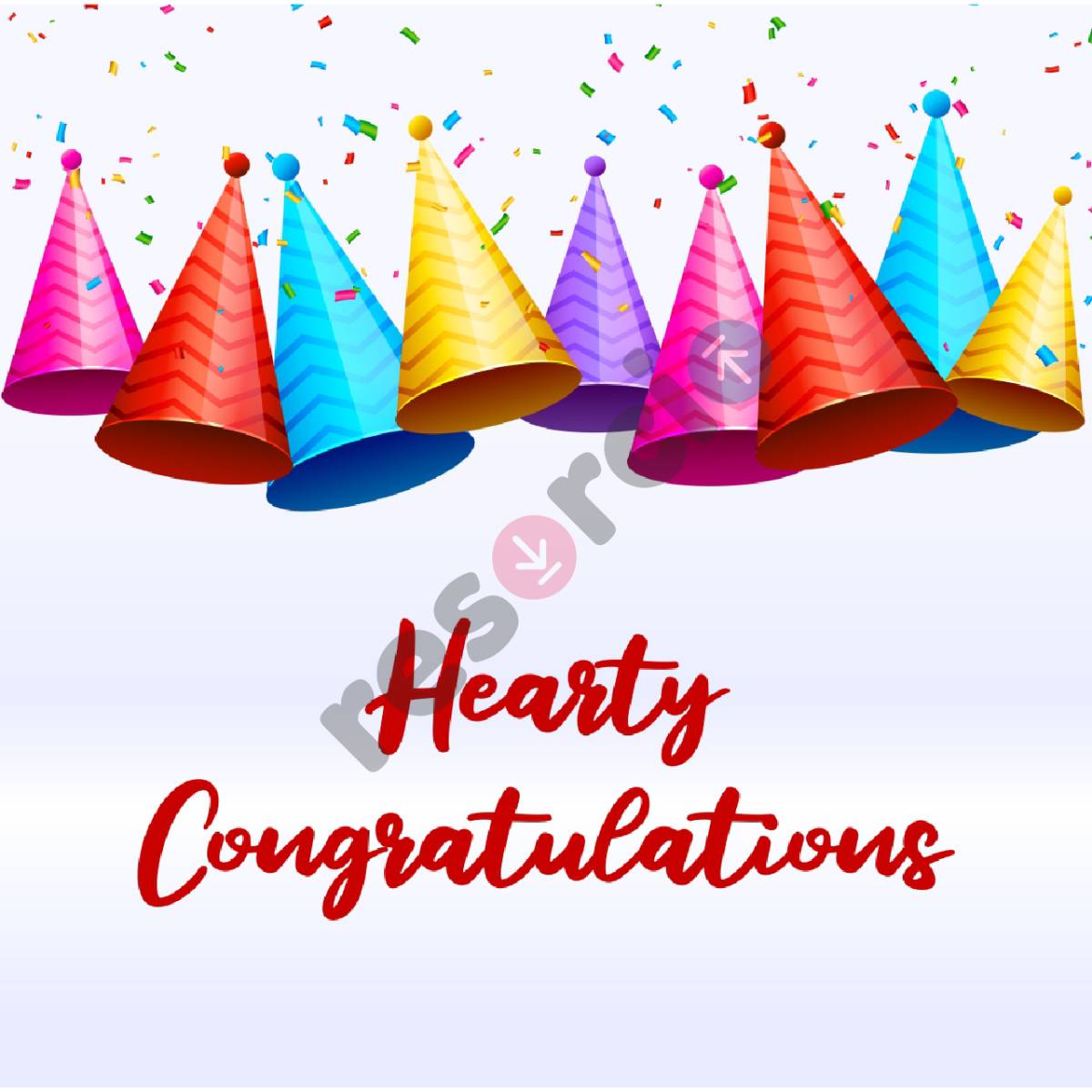Hearty Congratulations - Template 17