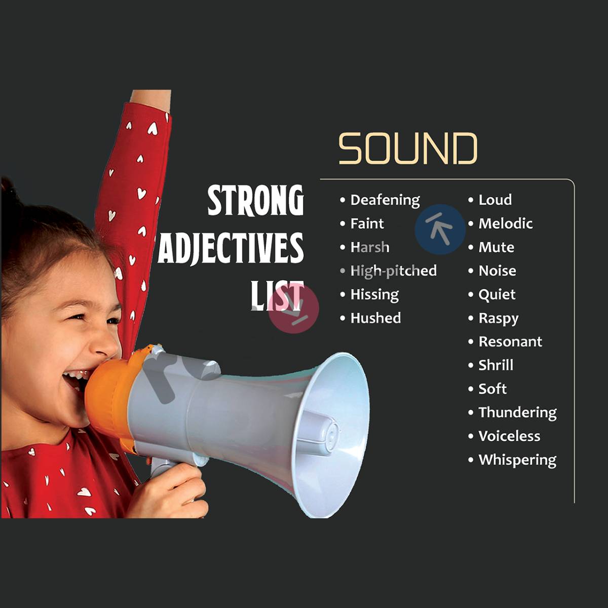 Strong Adjectives List - Sound - 02