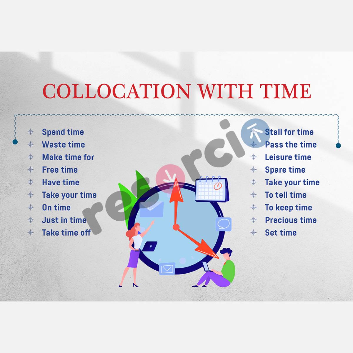 Collocations With Time - Template 02