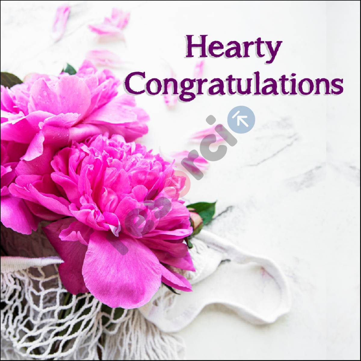 Hearty Congratulations - Template 96