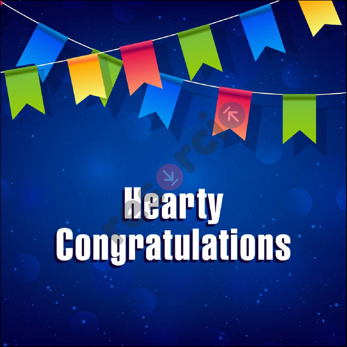 Hearty Congratulations - Template 52