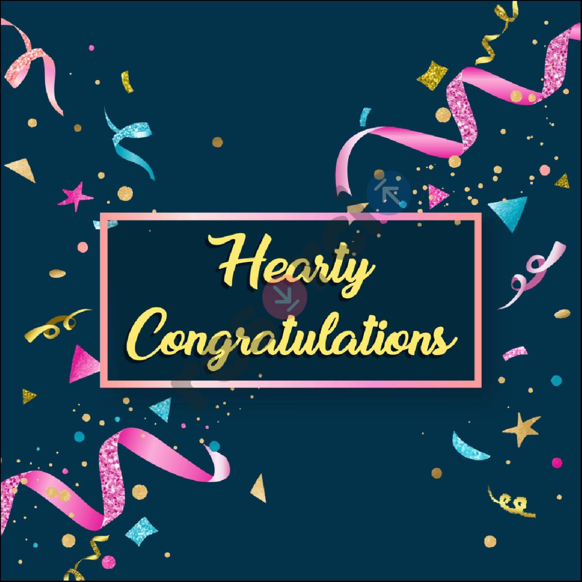 Hearty Congratulations - Template 38