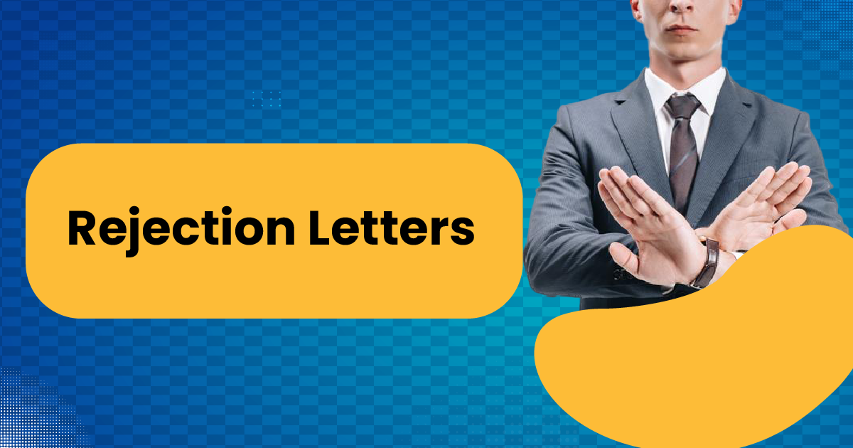 Rejection Letters