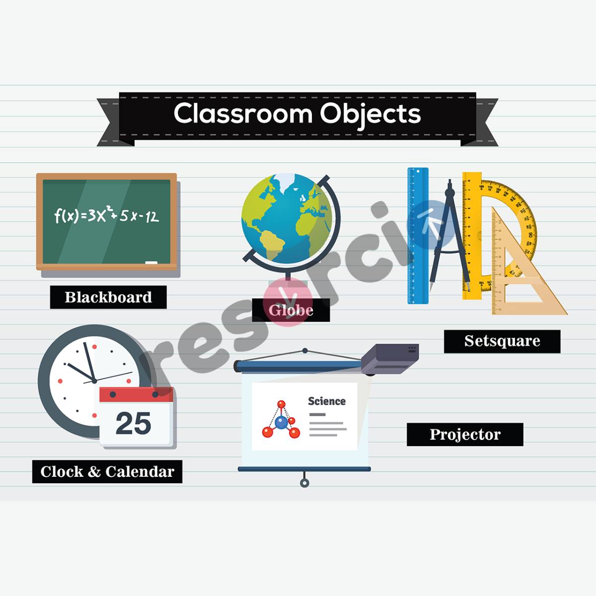 Classroom Objects - 05