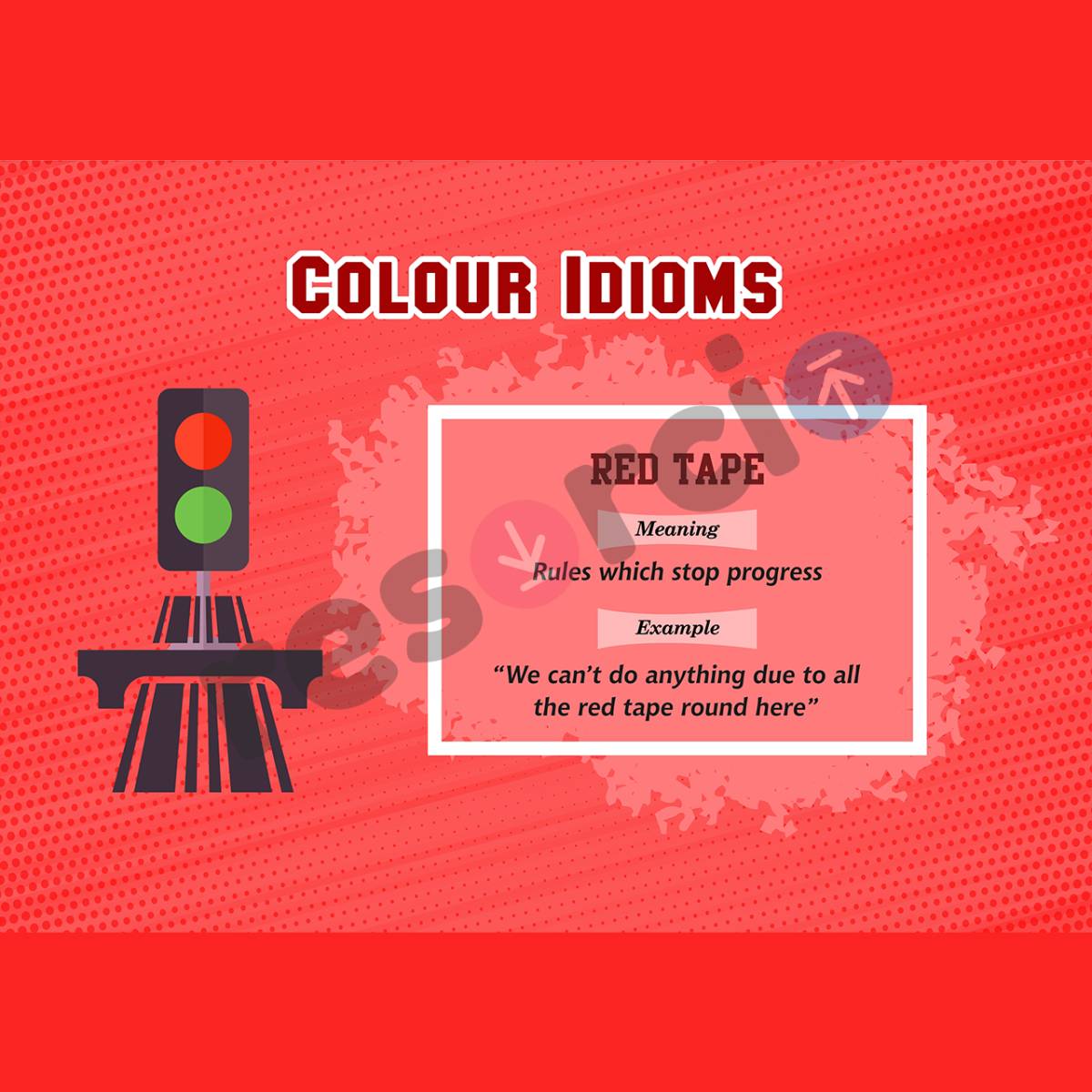 Colour Idioms - Template - 08