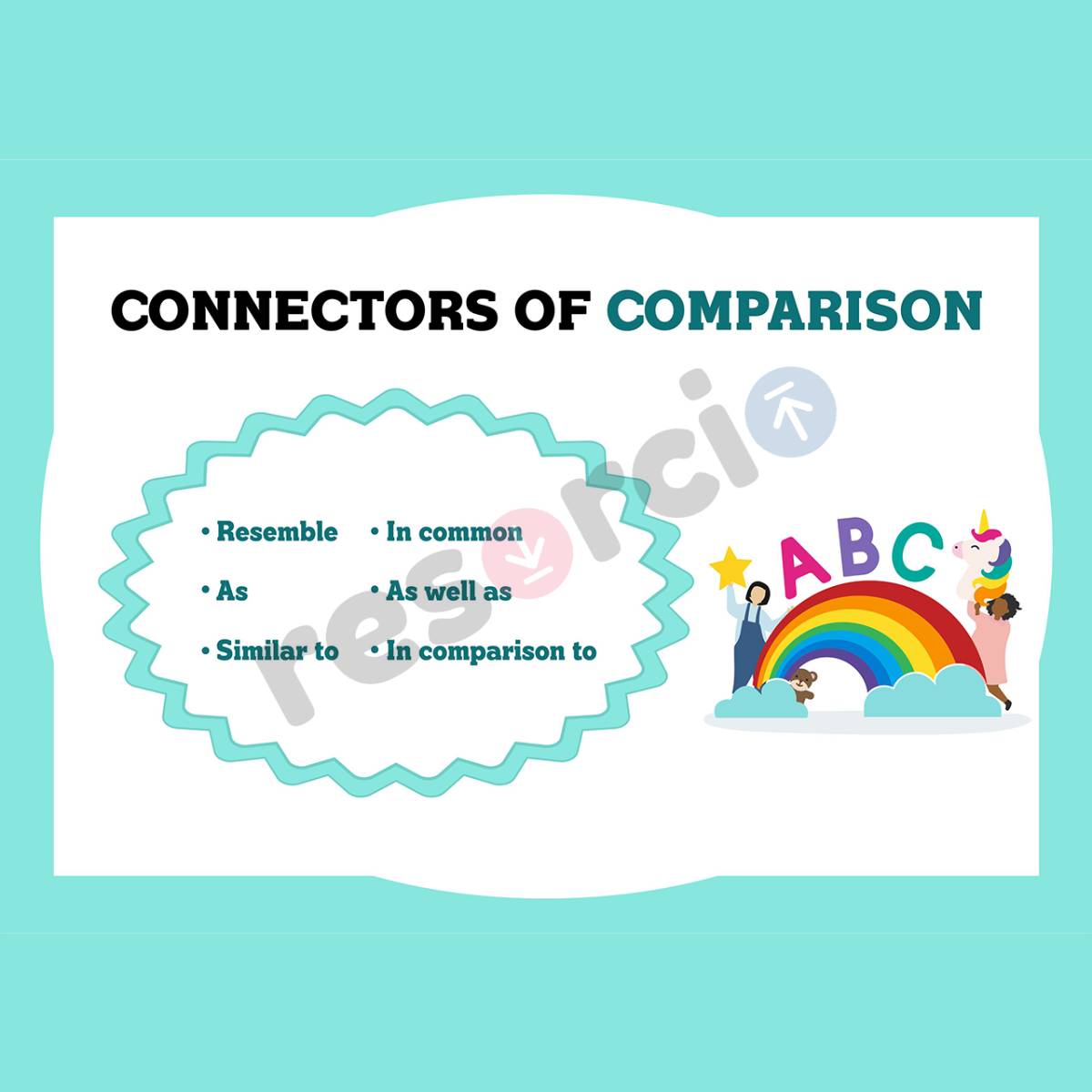 Connectors of Comparison - Template 02