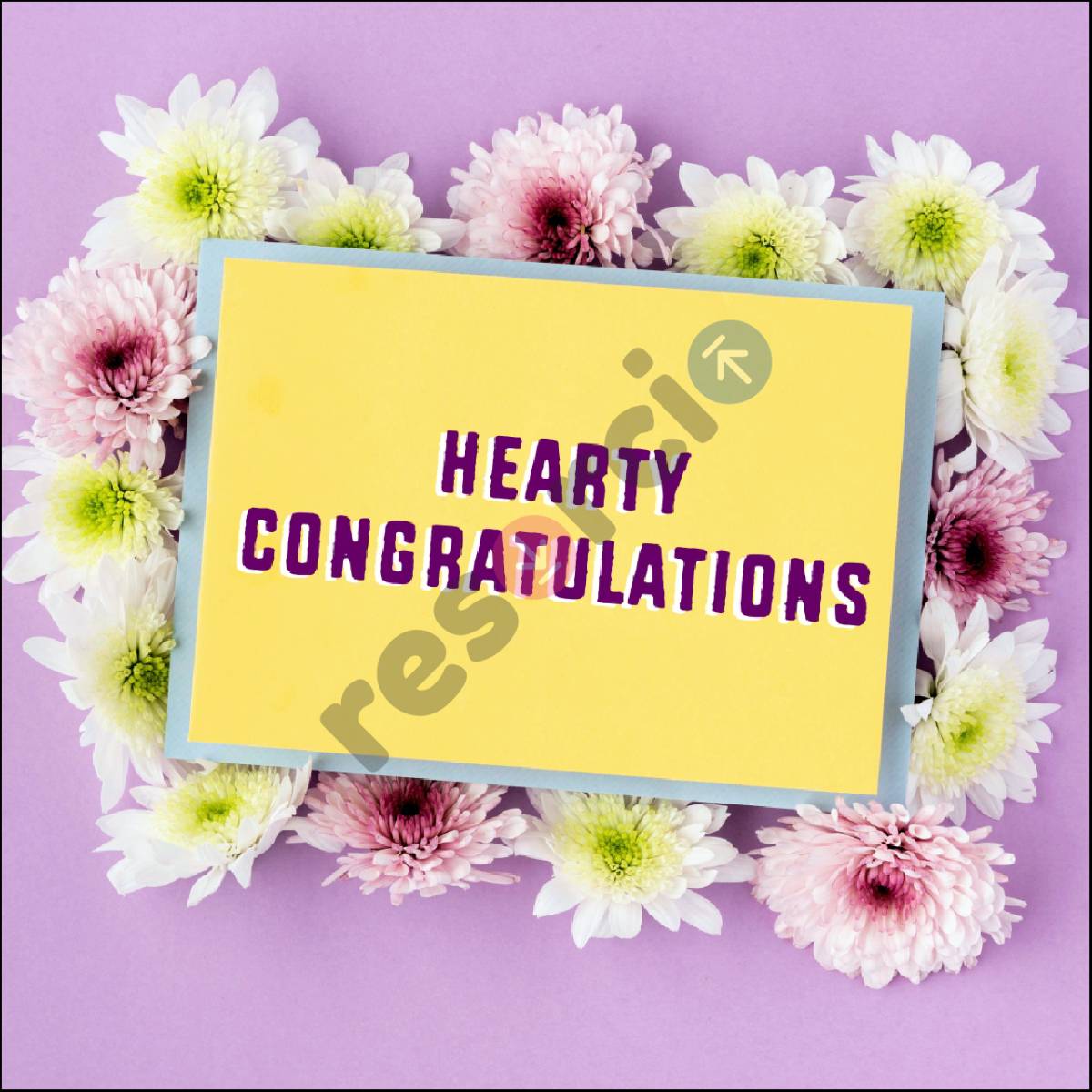 Hearty Congratulations - Template 91