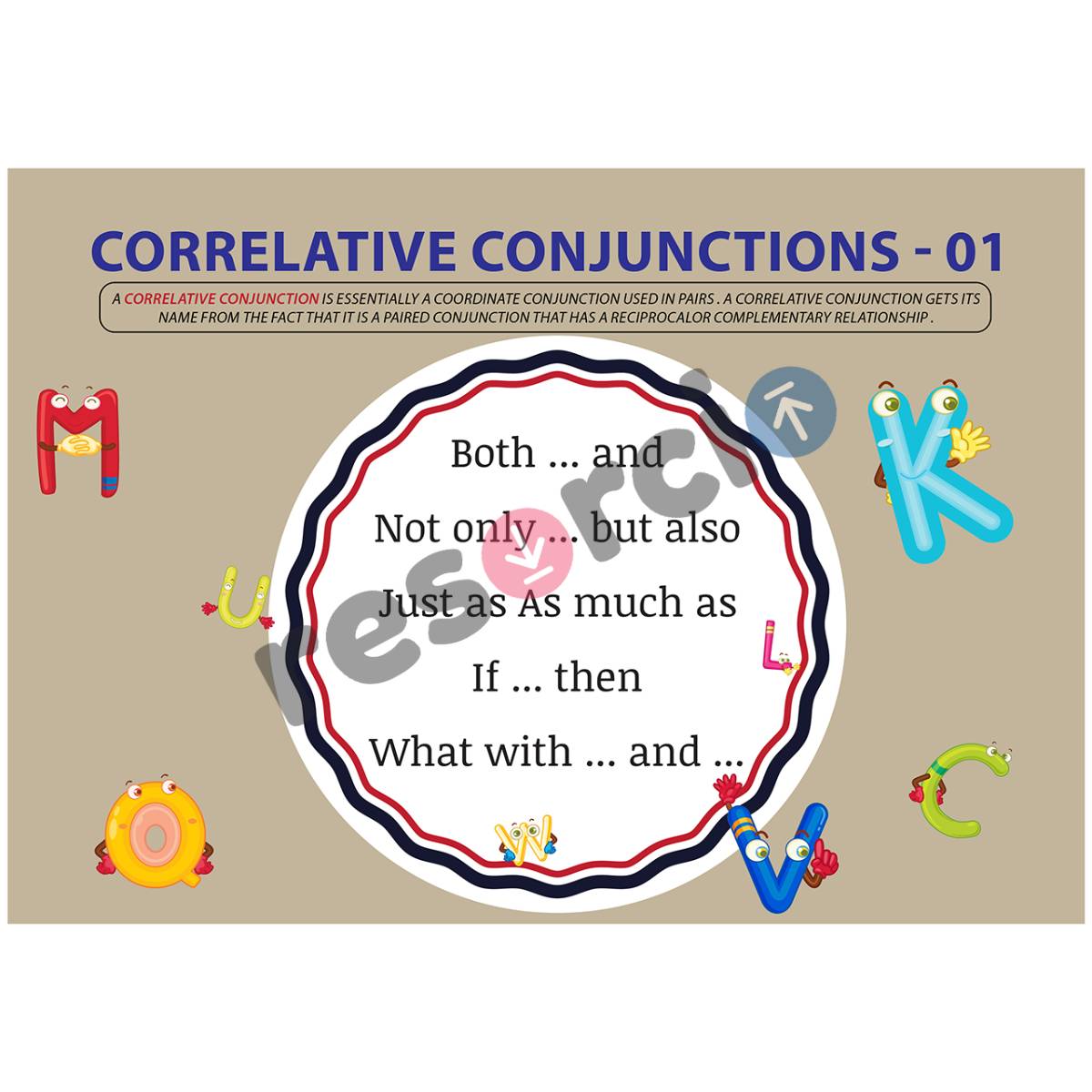 Correlative Conjunctions 01 - Template 01