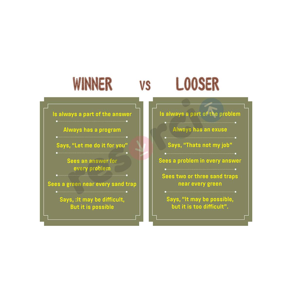 Winners vs Losers - 25