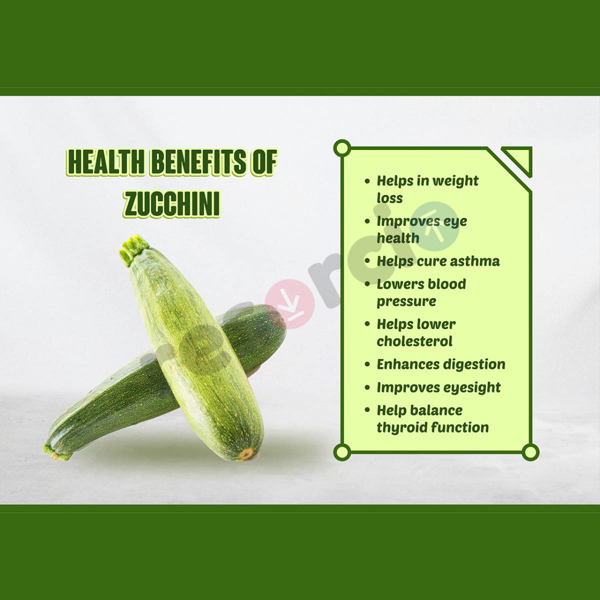 Health Benefits of Zucchini - Template 01