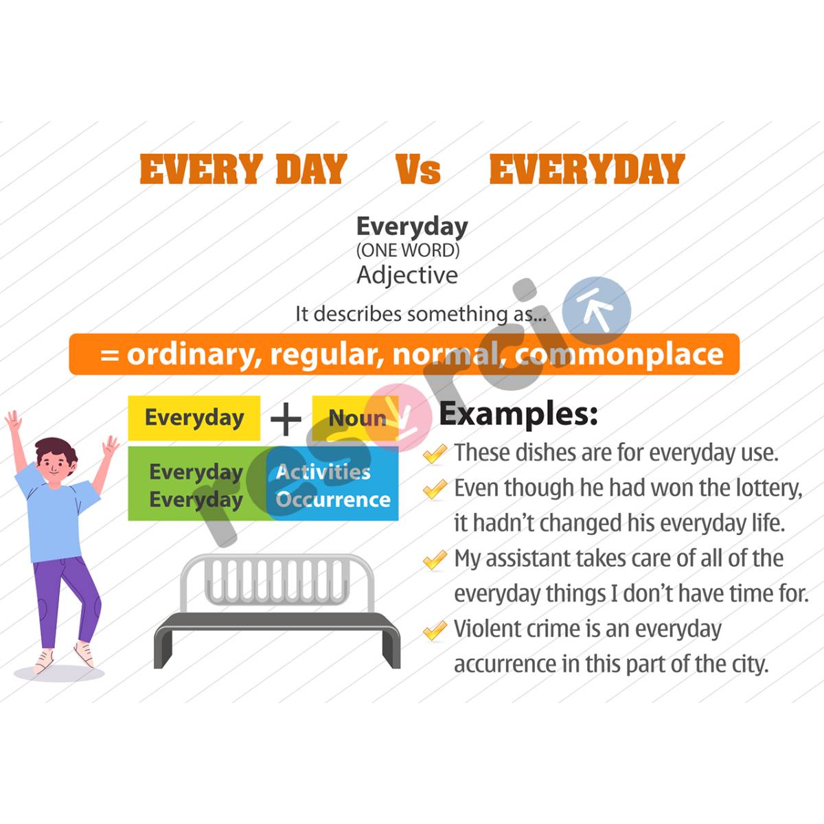 Every Day Vs Everyday - Template 03
