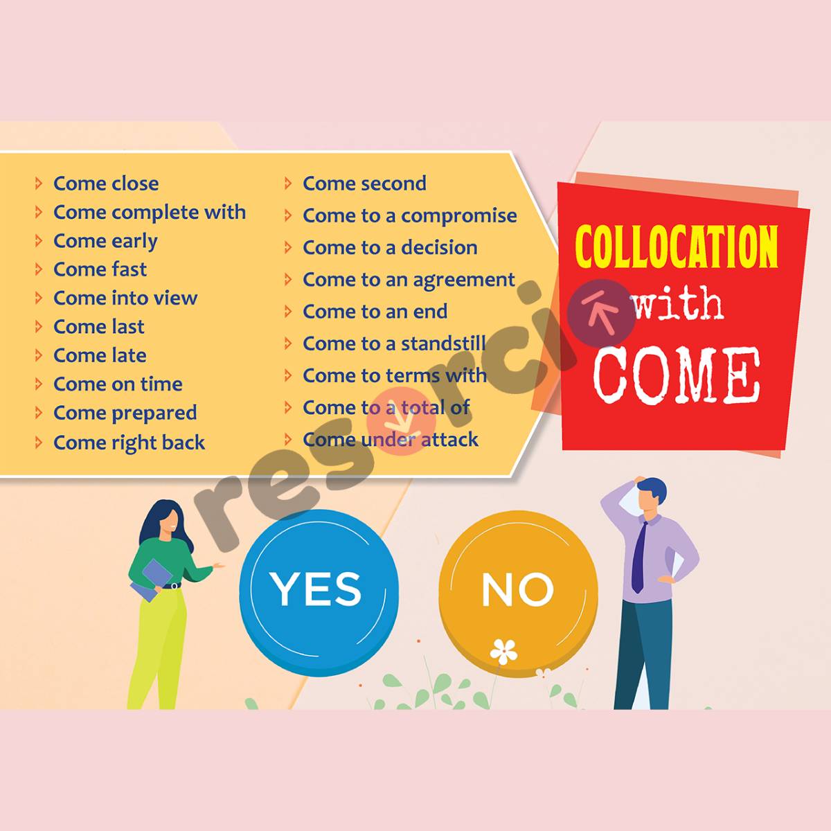 Collocations With Come - 03