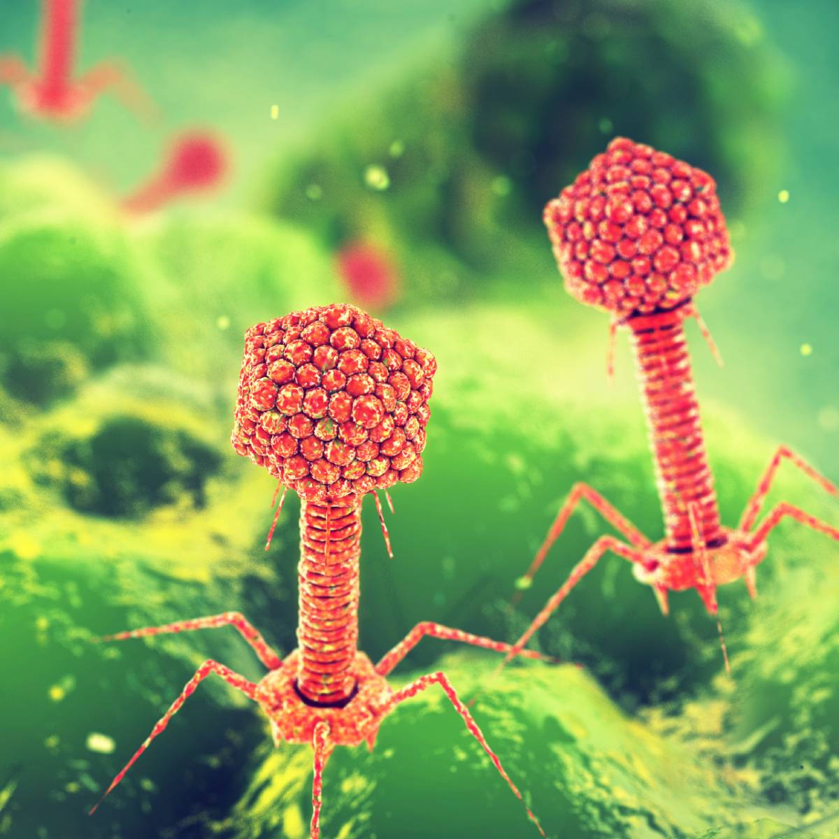 Growth & Reproduction in Bacteriophages