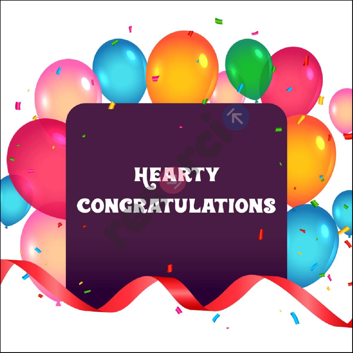 Hearty Congratulations - Template 43