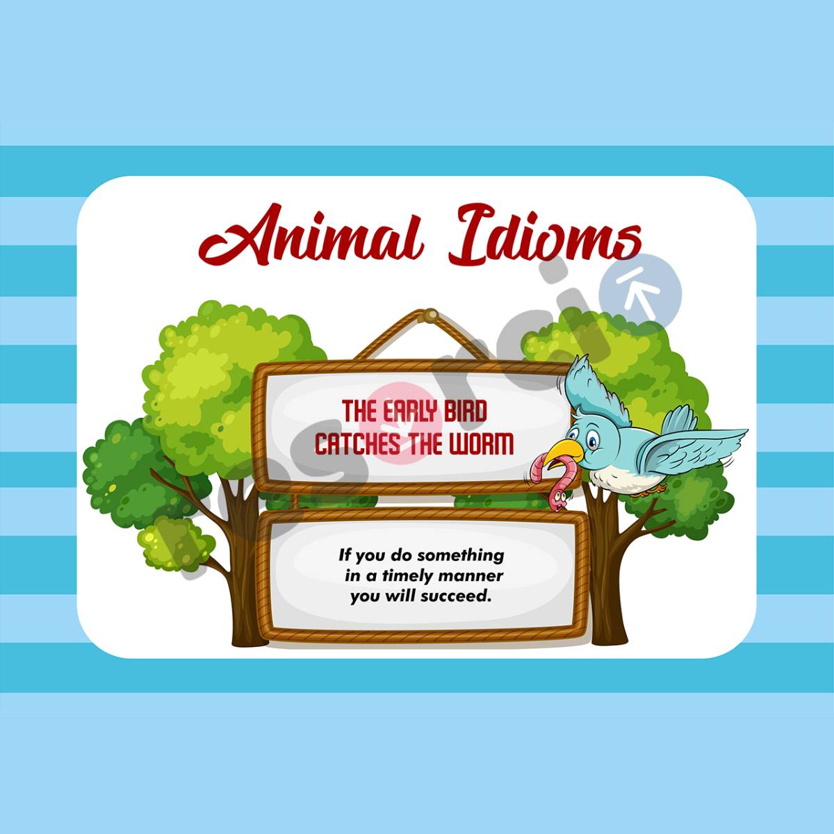 Animal Idioms - Template - 19
