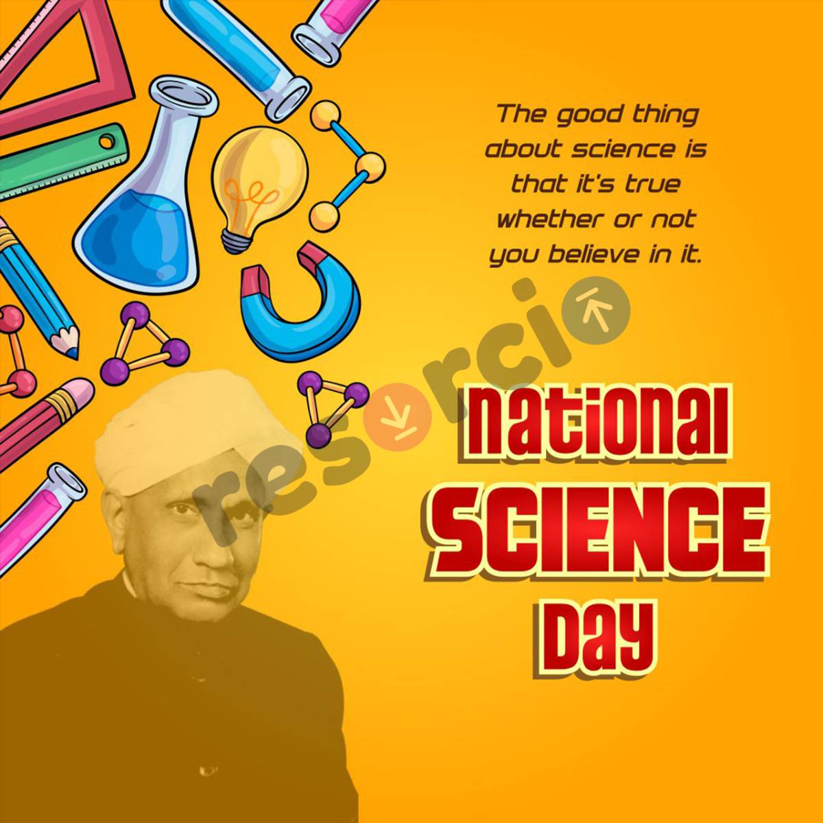 National Science Day - Template 02