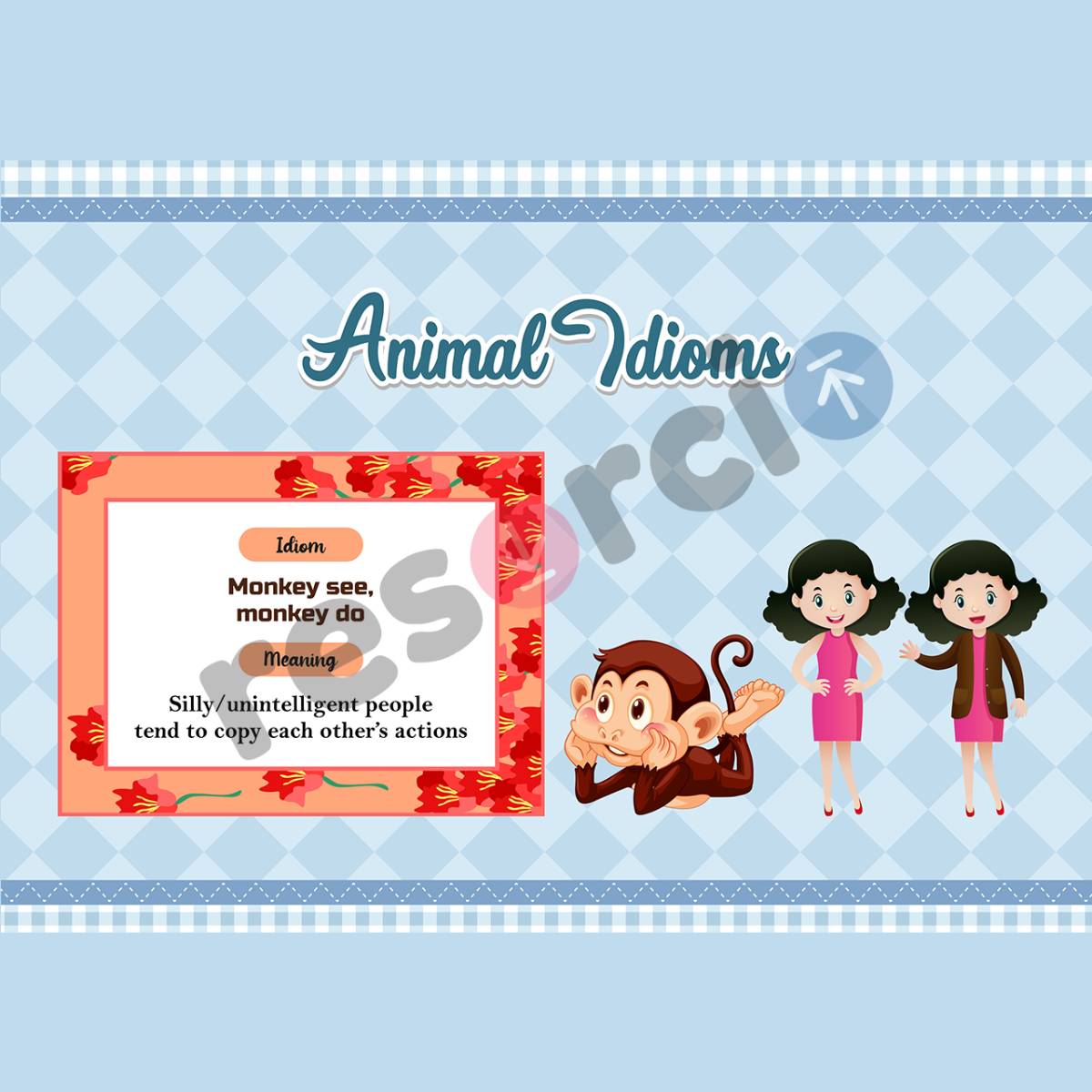 Animal Idioms - Template - 36