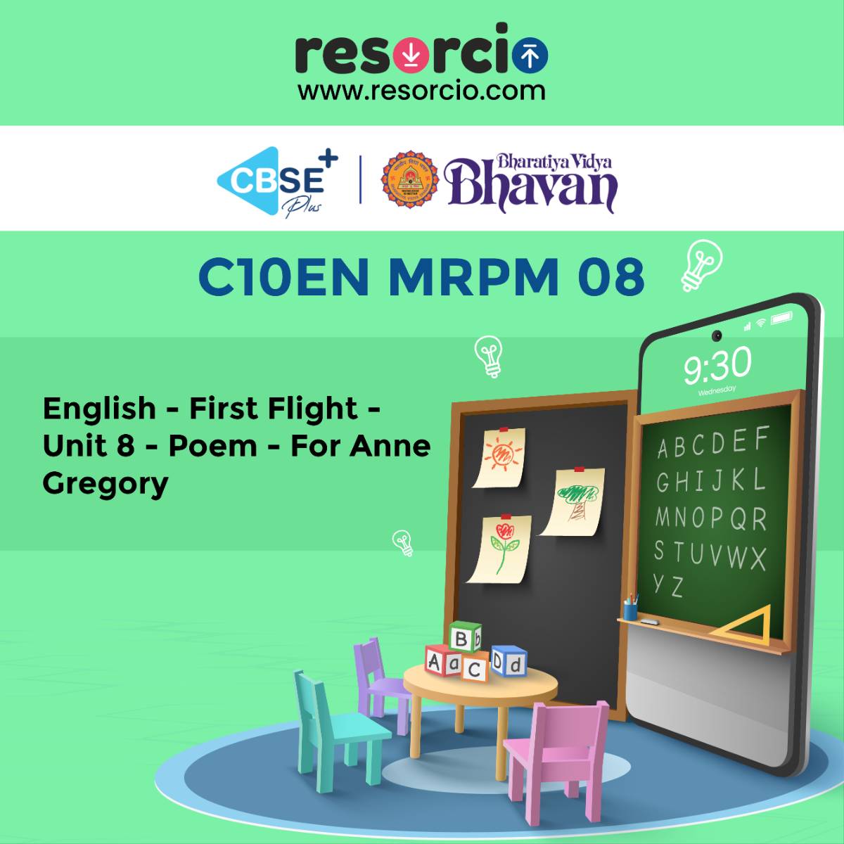 C10EN MRPM 08 - English - First Flight - Unit 8 - Poem - For Anne Gregory