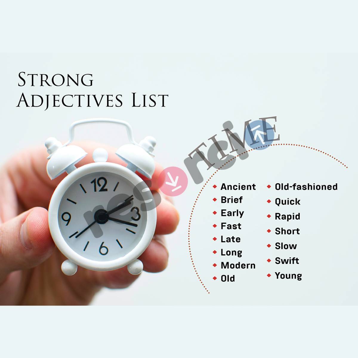 Strong Adjectives List - Time - 02