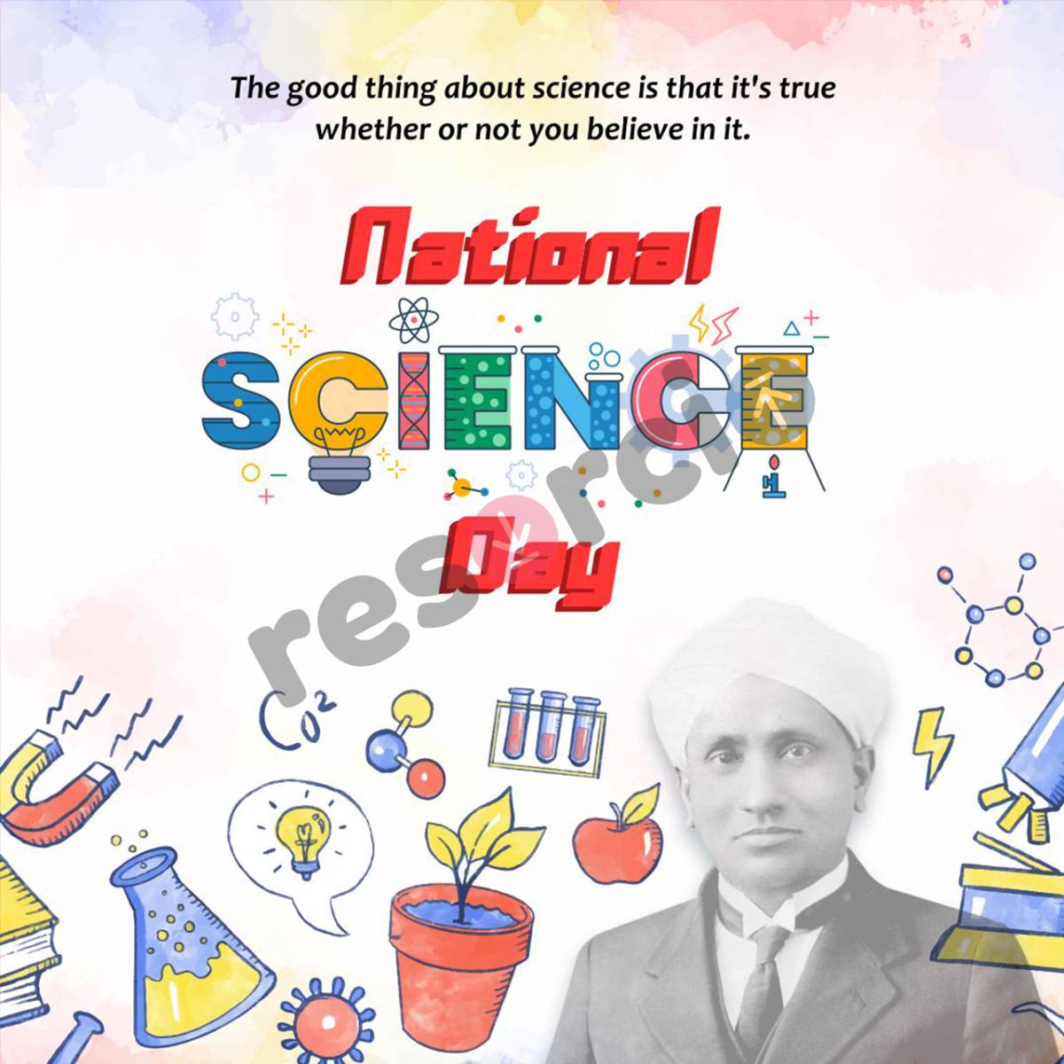 National Science Day - Template 03