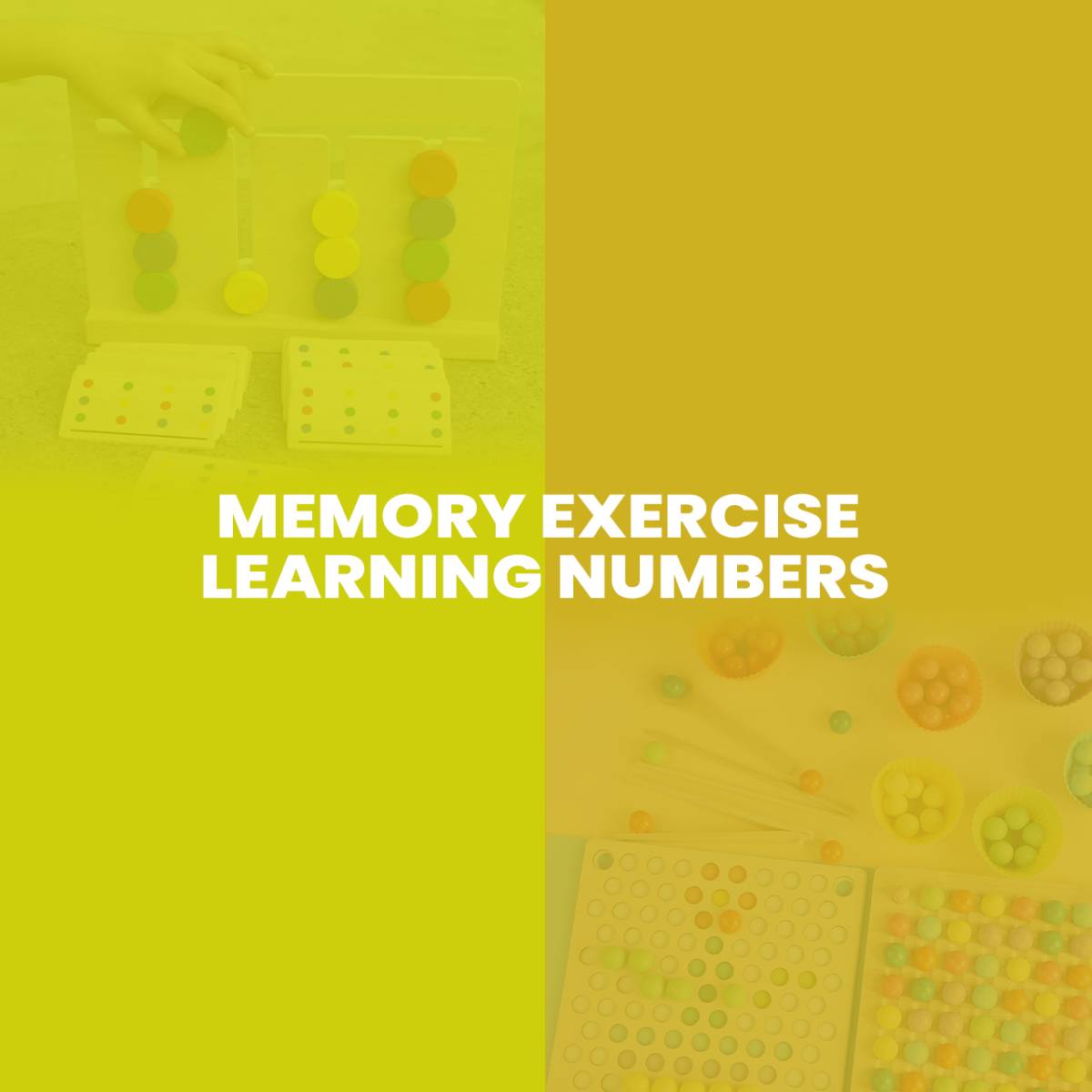 Memory Exercise Learning Numbers