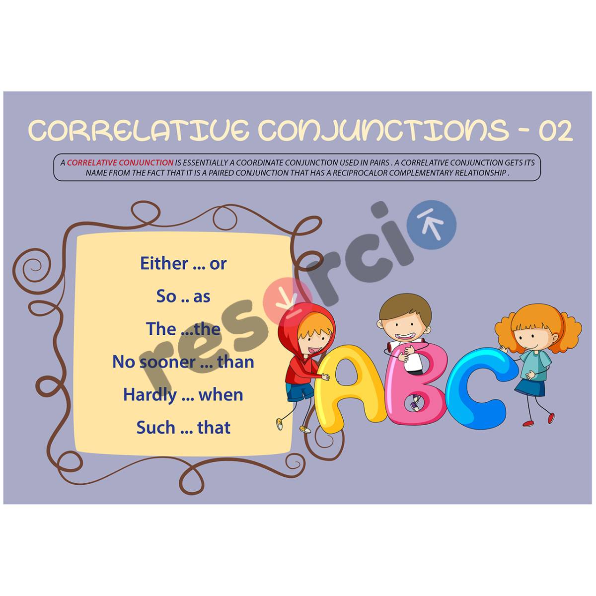 Correlative Conjunctions 02 - Template 01