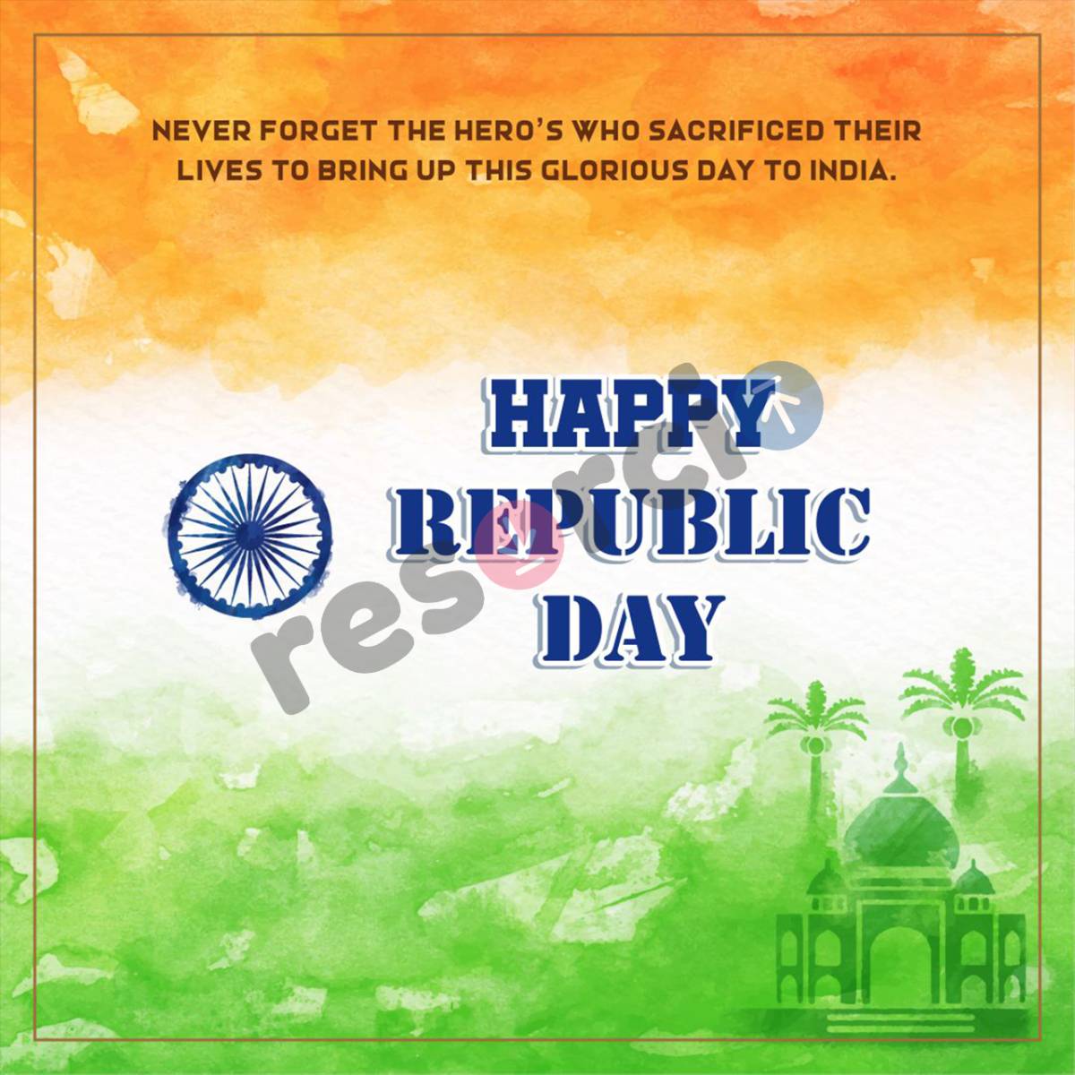 Happy Republic Day - Template 03