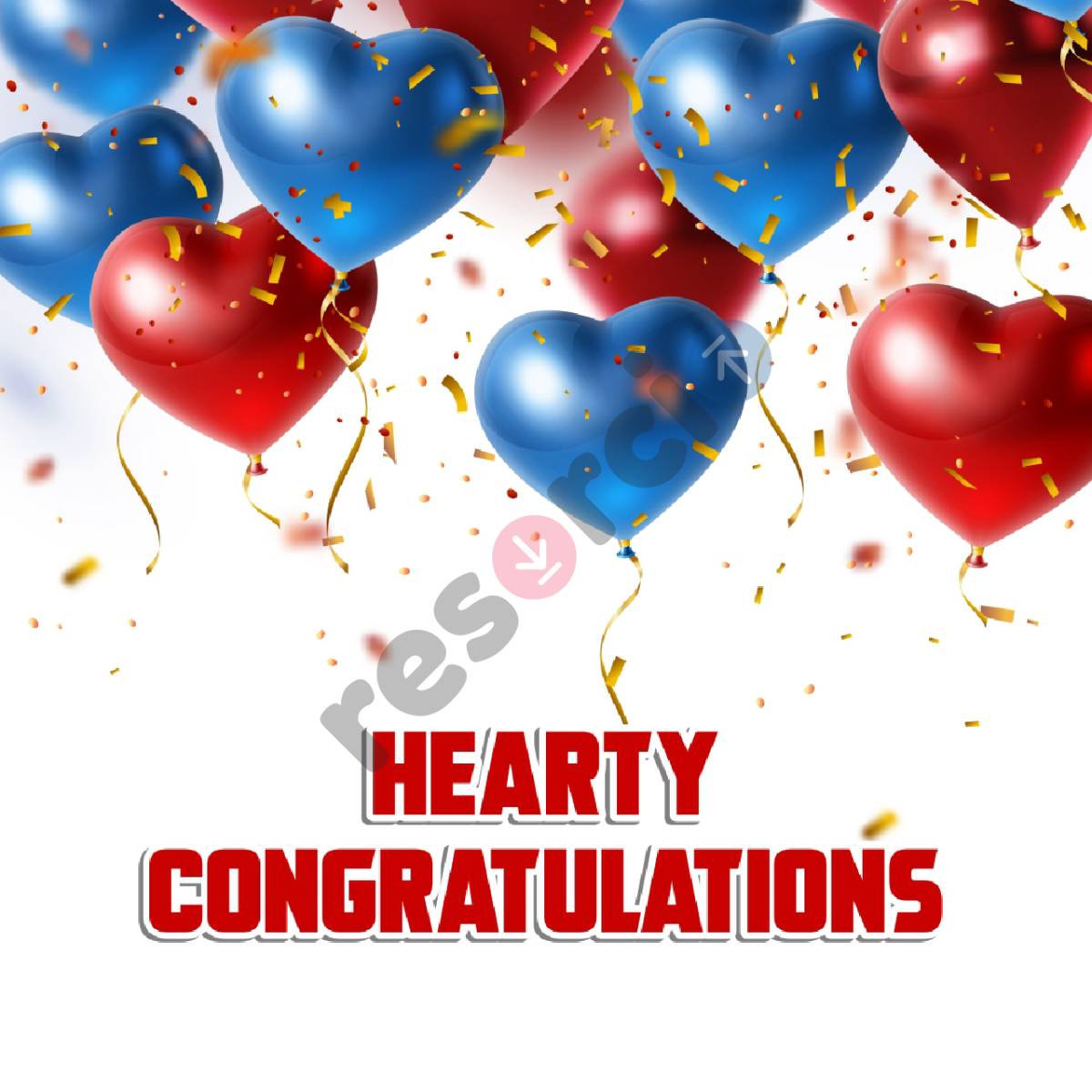 Hearty Congratulations - Template 15