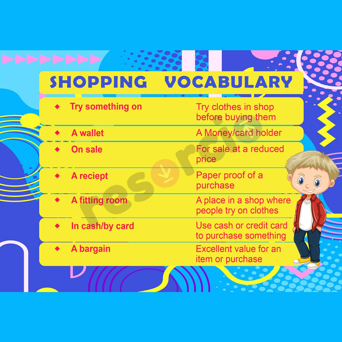 Shopping Vocabulary - 02