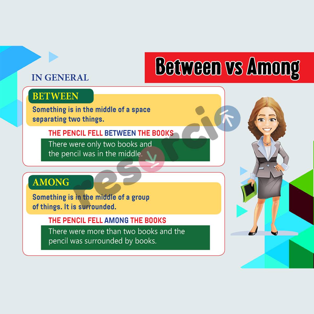 Between Vs Among - Template 11