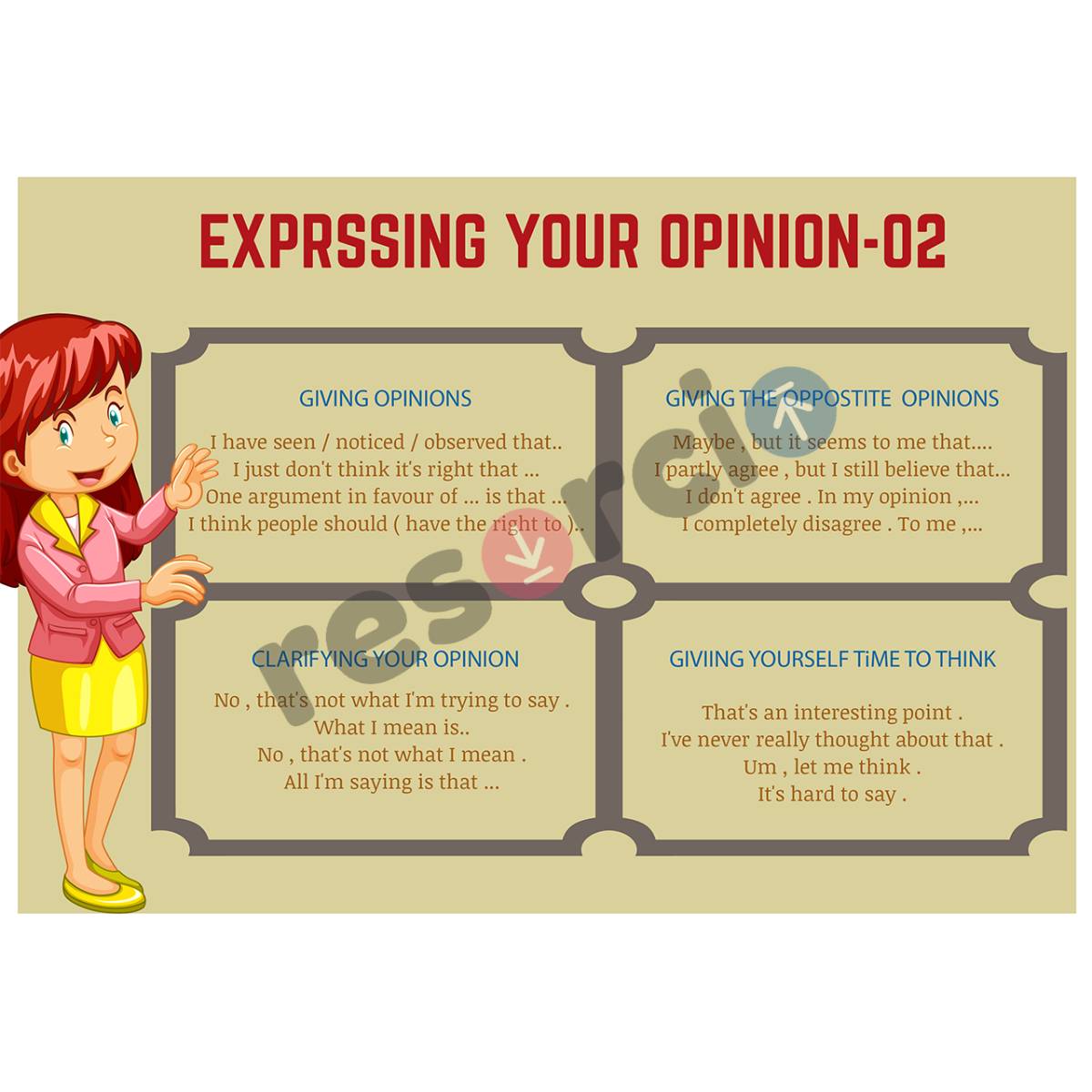 Expressing Your Opinion 02 - Template 01