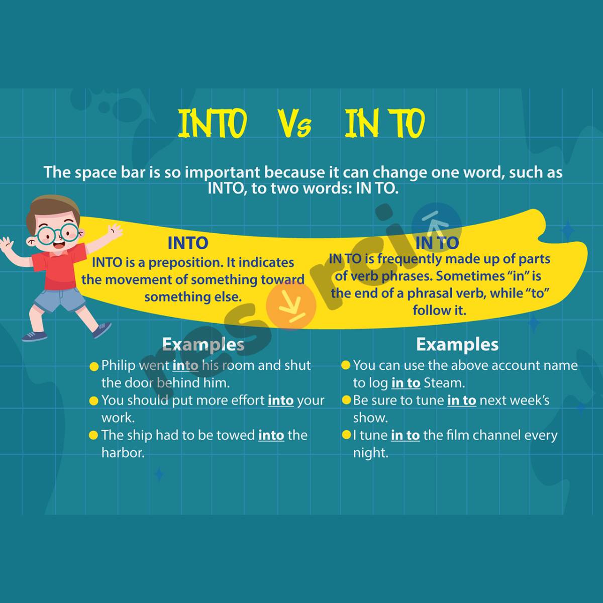 Into Vs In to - Template 07