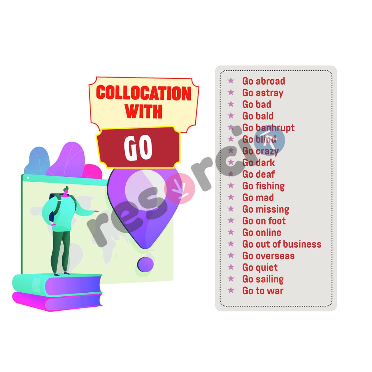 Collocations With Go - Template 05