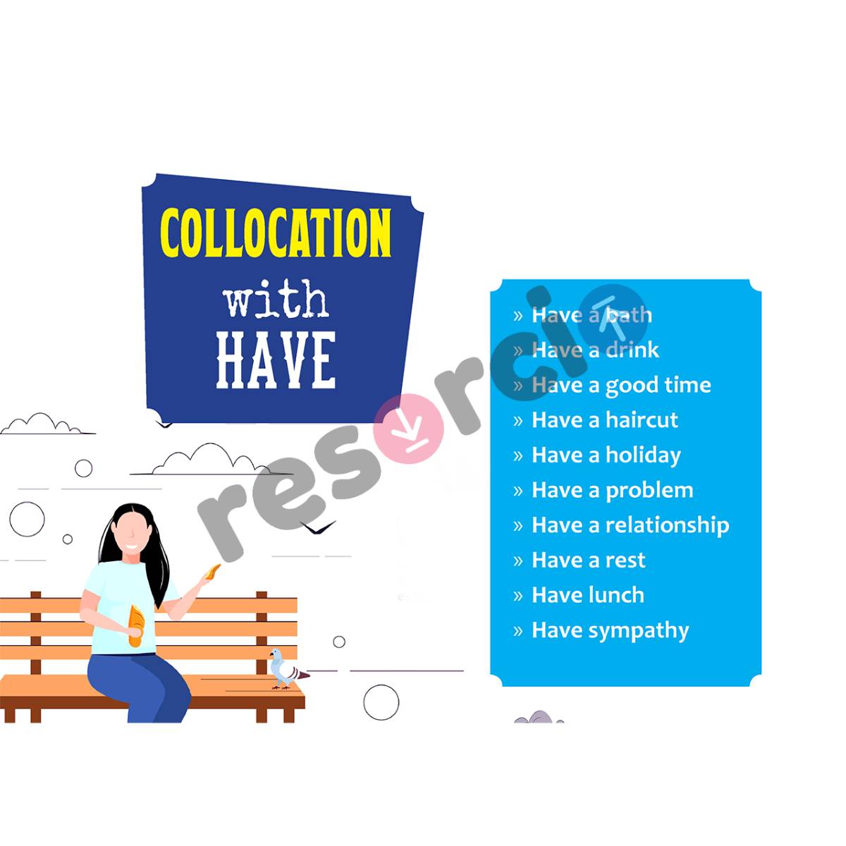 Collocations With Have - Template 05