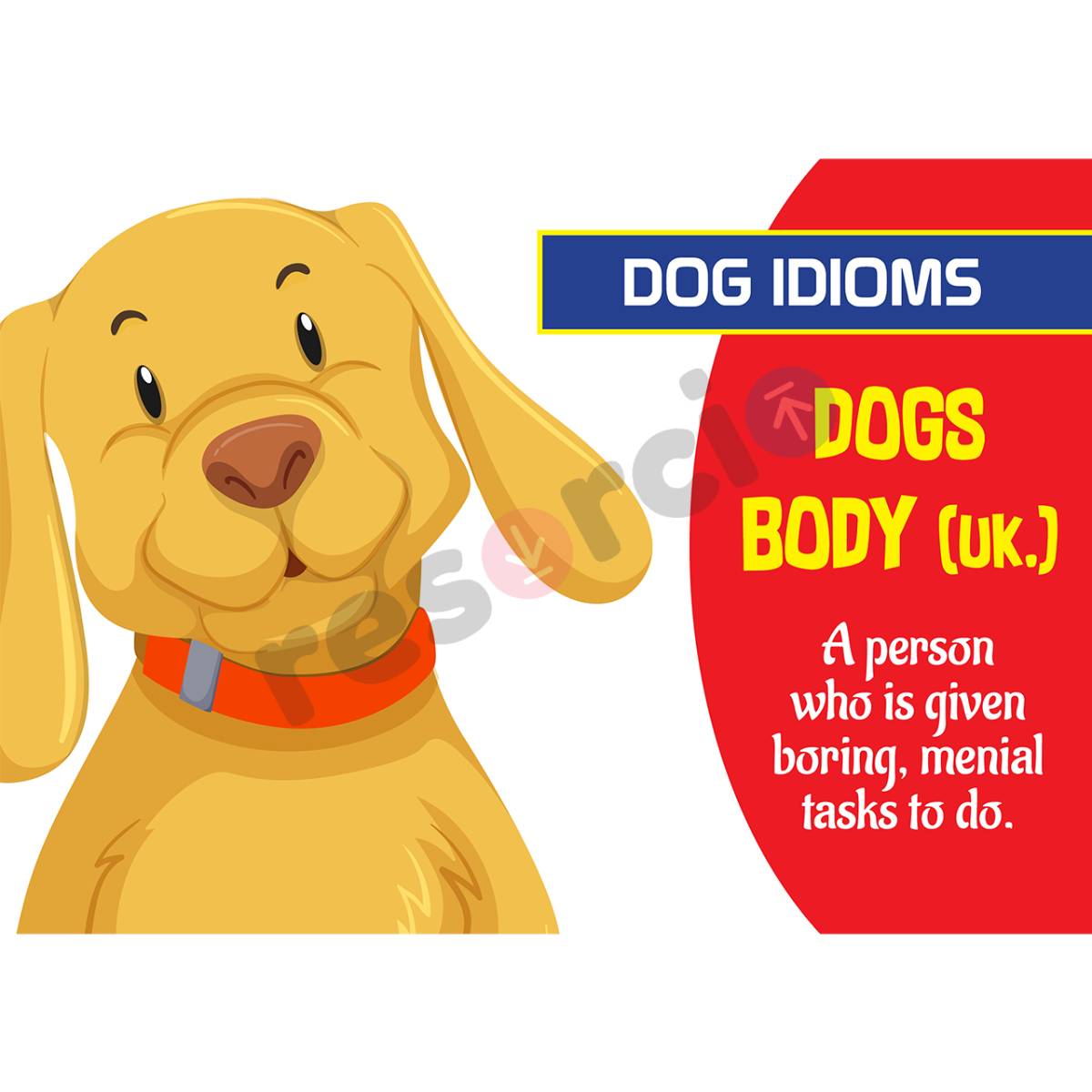 Dog Idioms - Template 13