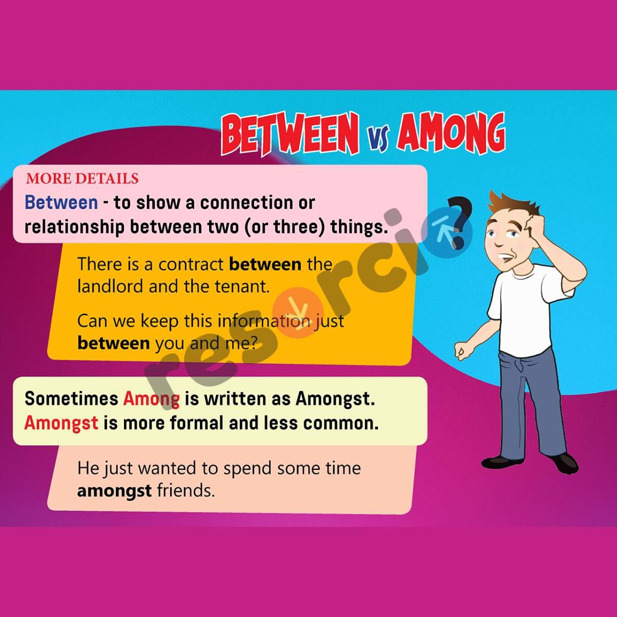 Between Vs Among - Template 16