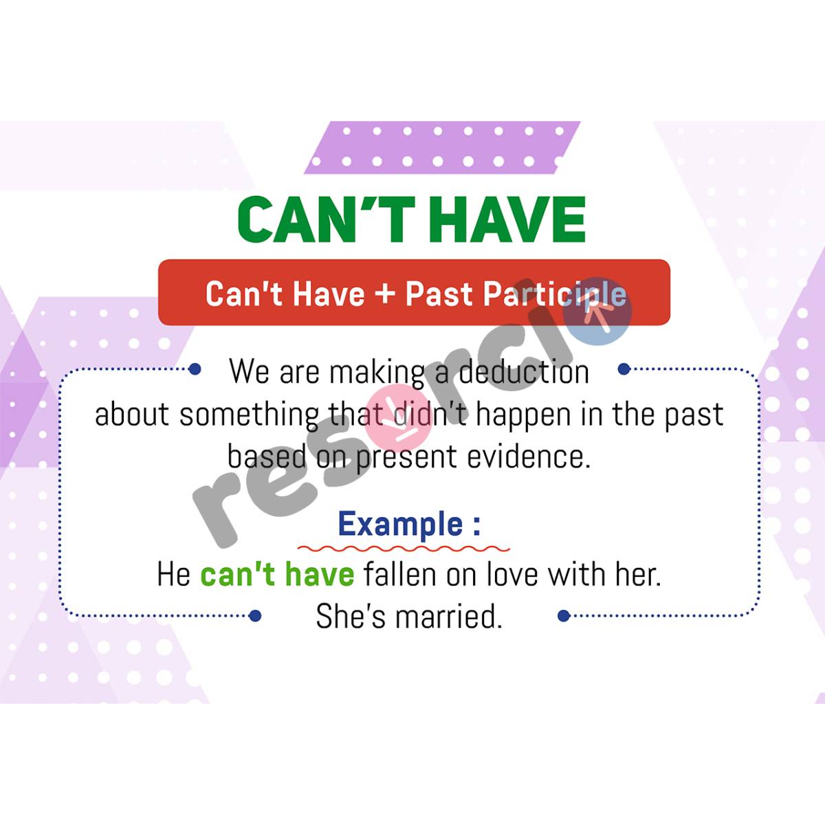 Can't Have - Template 01