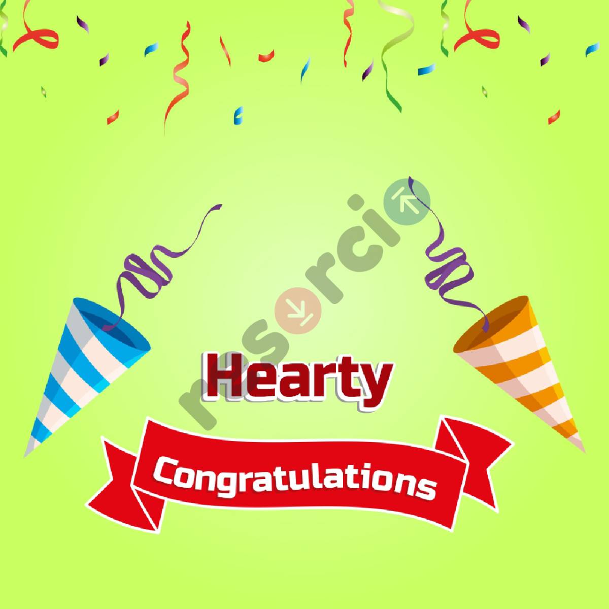 Hearty Congratulations - Template 29