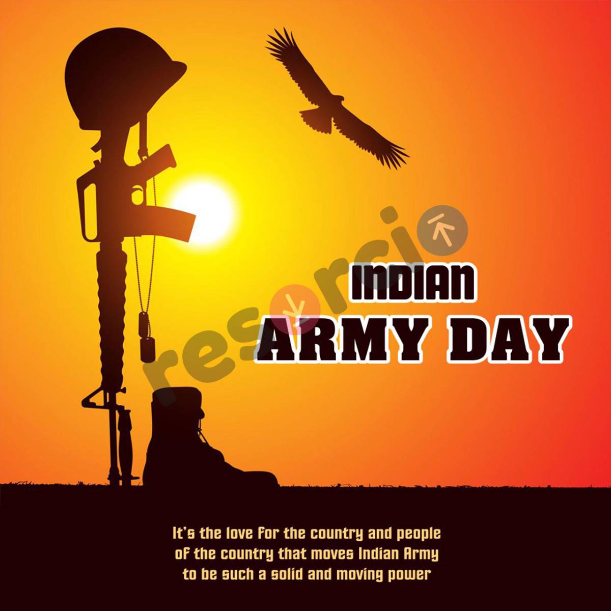 Indian Army Day - Template 02