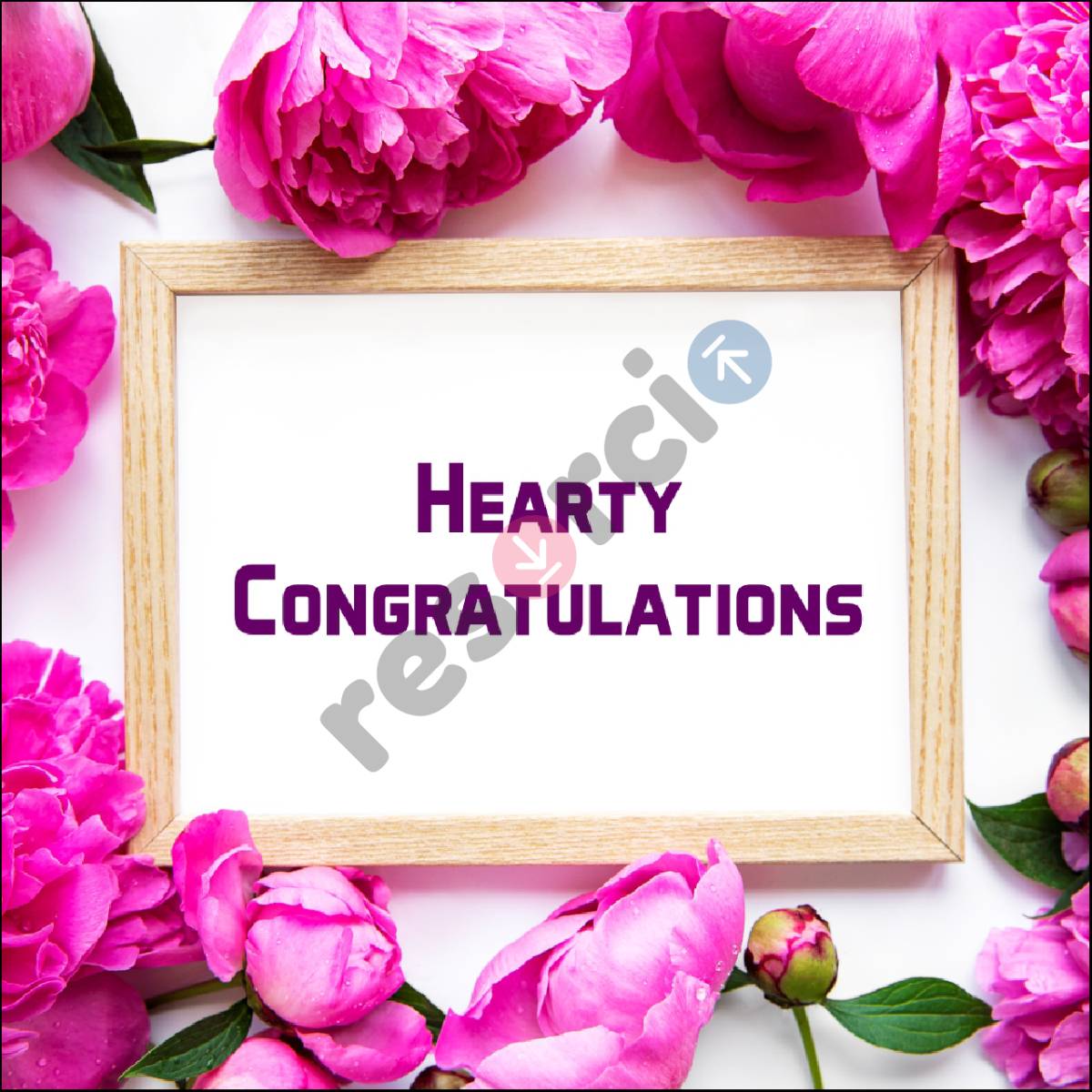 Hearty Congratulations - Template 92
