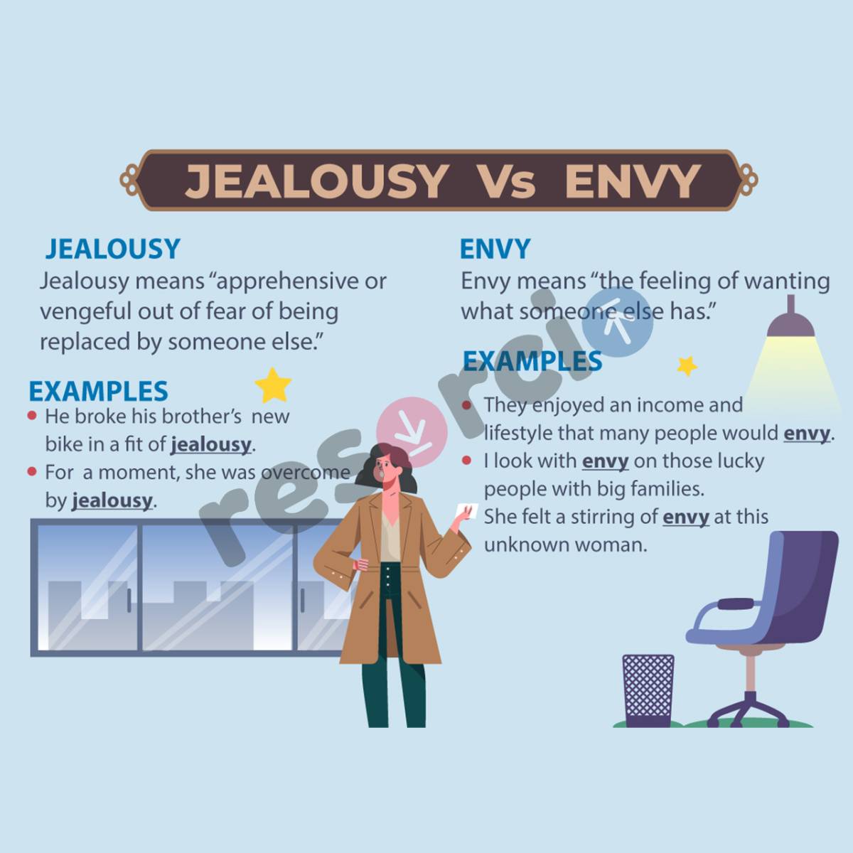 Jealousy Vs Envy - Template 08