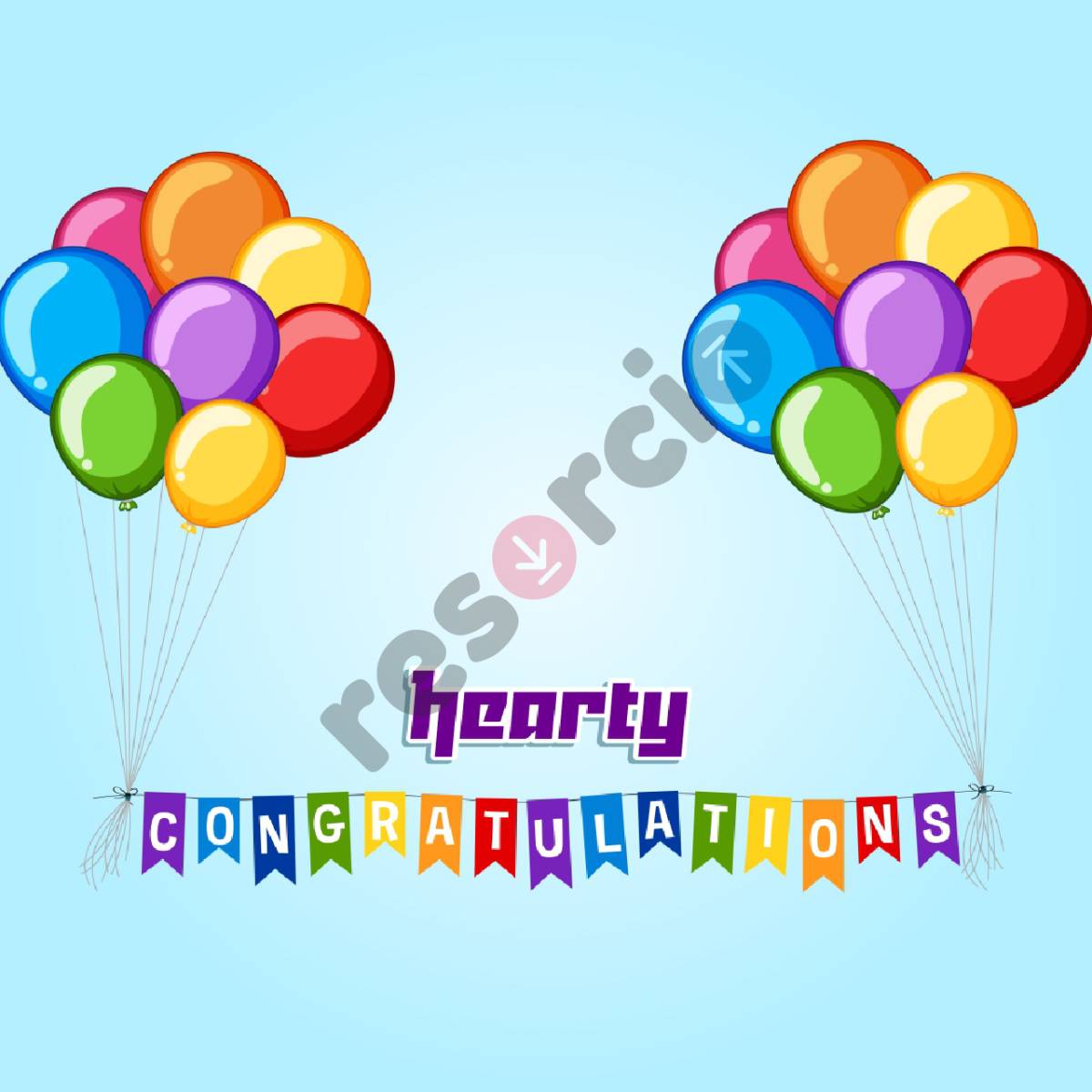 Hearty Congratulations - Template 02