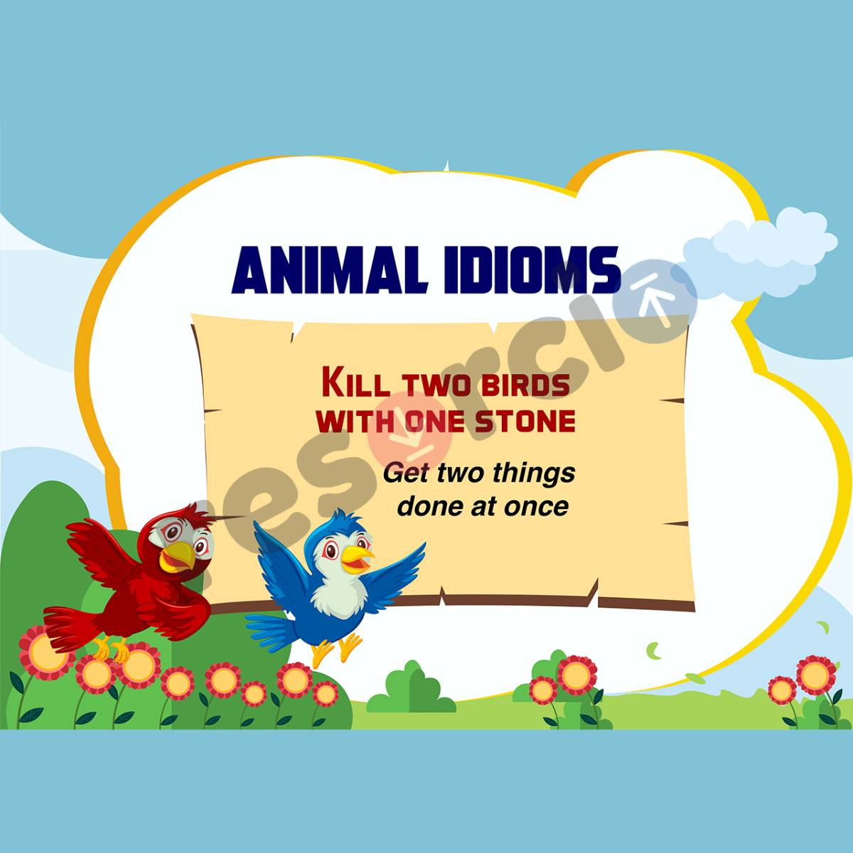 Animal Idioms - Template - 20