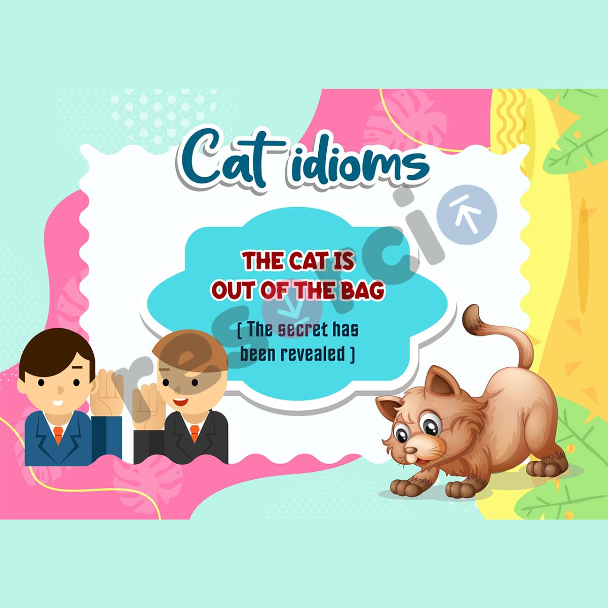 Cat Idioms - Template - 06