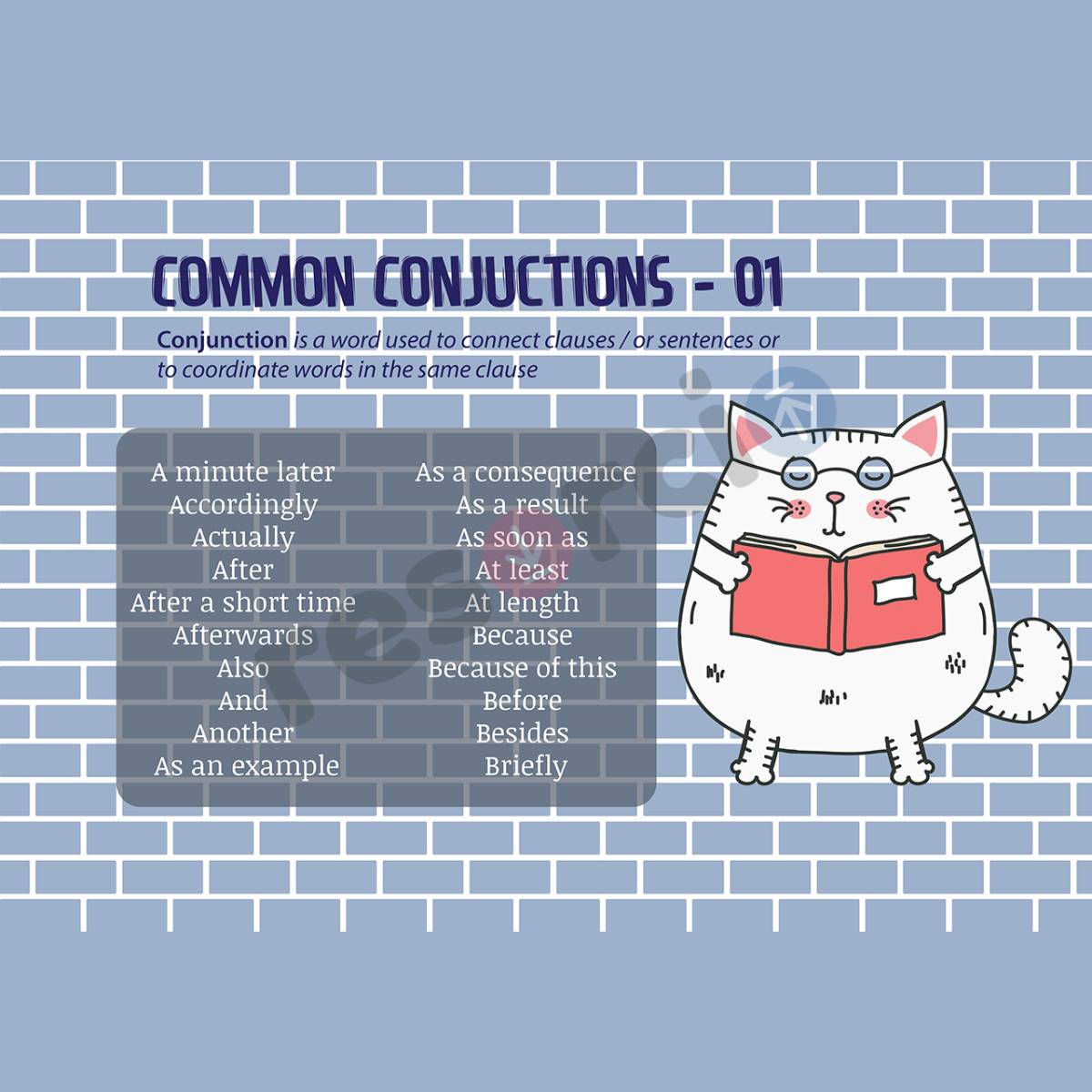 Common Conjunctions 01 - Template 01