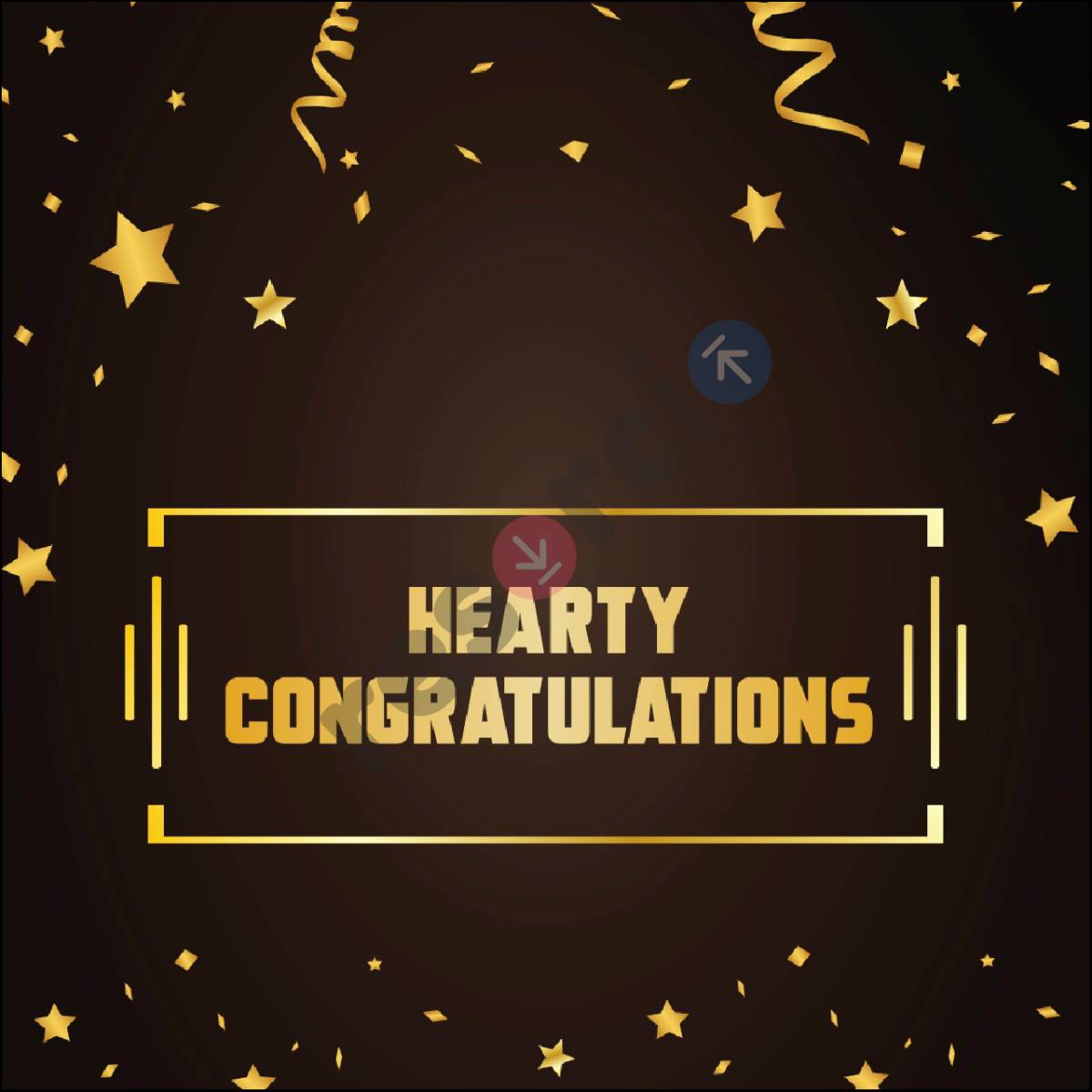 Hearty Congratulations - Template 45