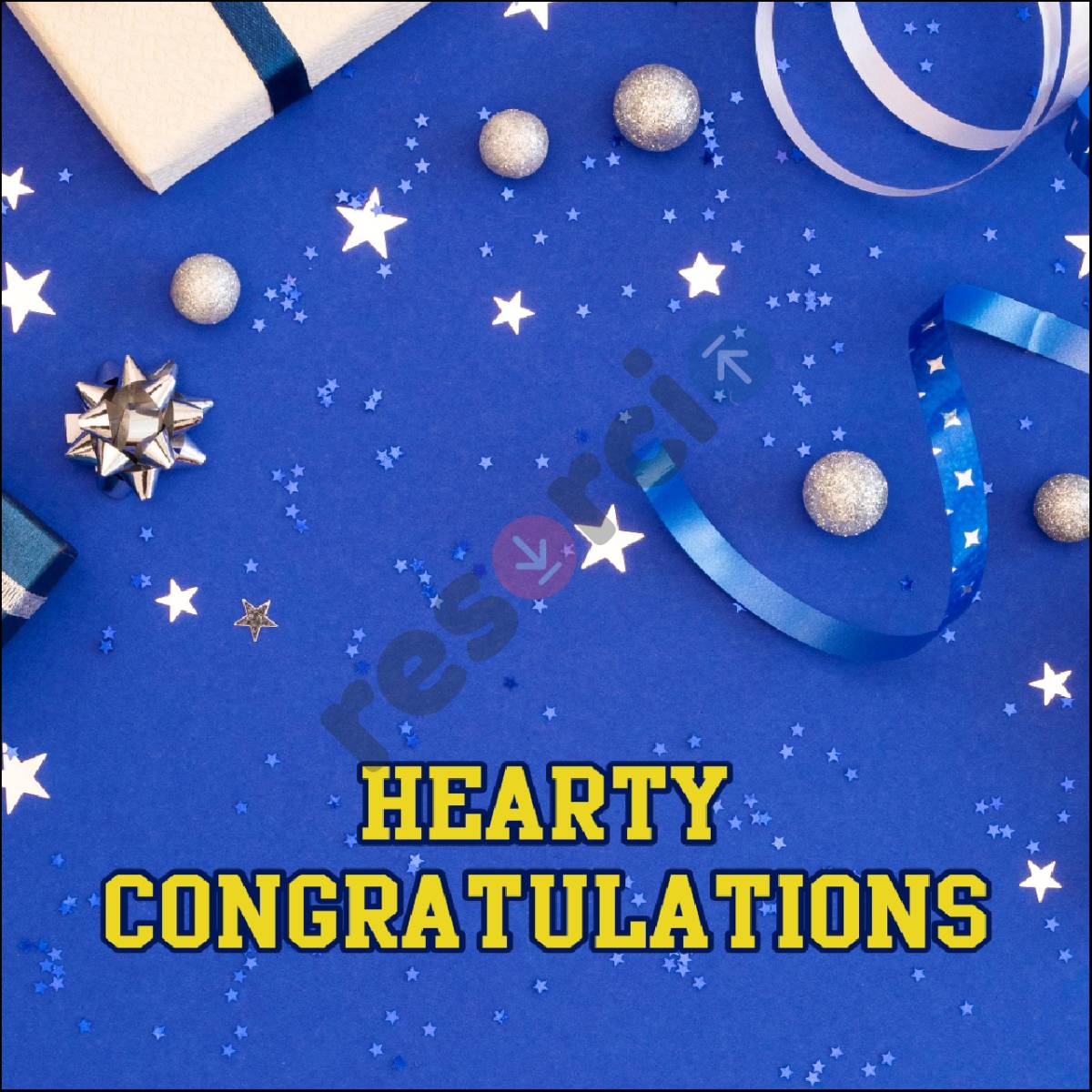 Hearty Congratulations - Template 98